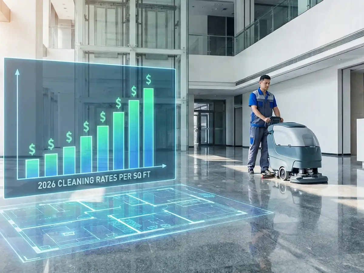 Average Commercial Cleaning Rates per Square Foot (2026 Guide ...